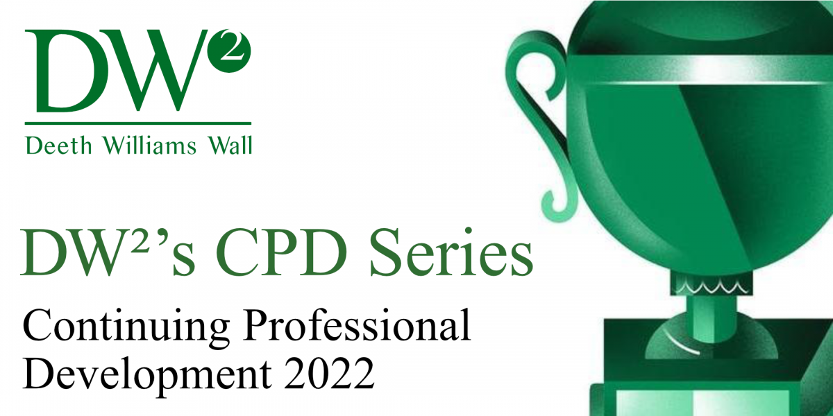 DWW CPD 2022: The Management of Legal Risk in Technology Contracts and ...