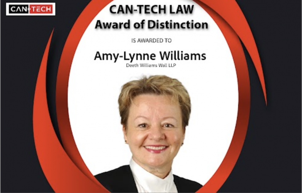 Amy-Lynne Williams Receives The Inaugural CAN-TECH Award of Distinction